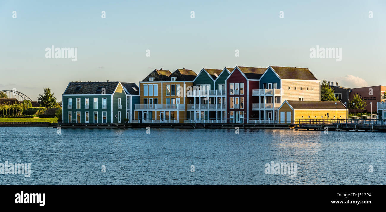 Colorful row houses in houten hi-res stock photography and images - Alamy