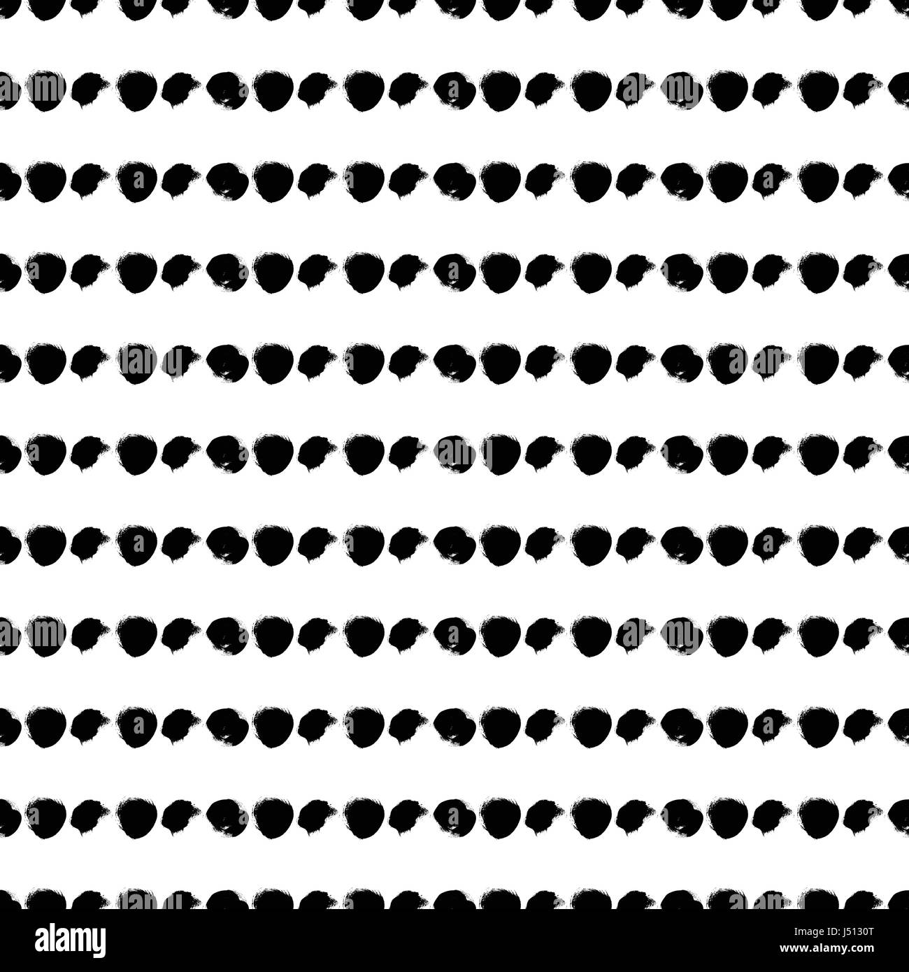 Seamless black and white hand drawn pattern Stock Vector Image & Art ...