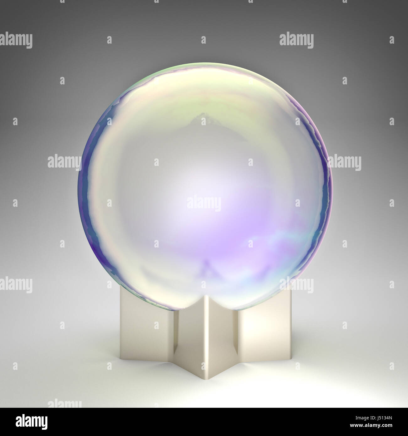 crystal ball fantasy style 3d rendering image Stock Photo - Alamy