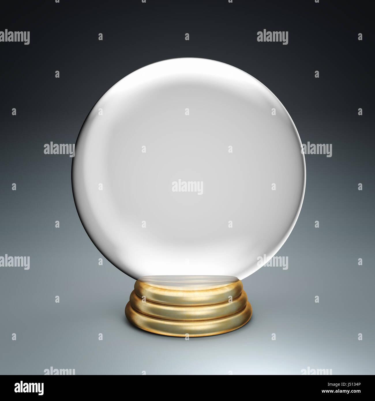 wizard crystal ball 3d rendering image Stock Photo - Alamy