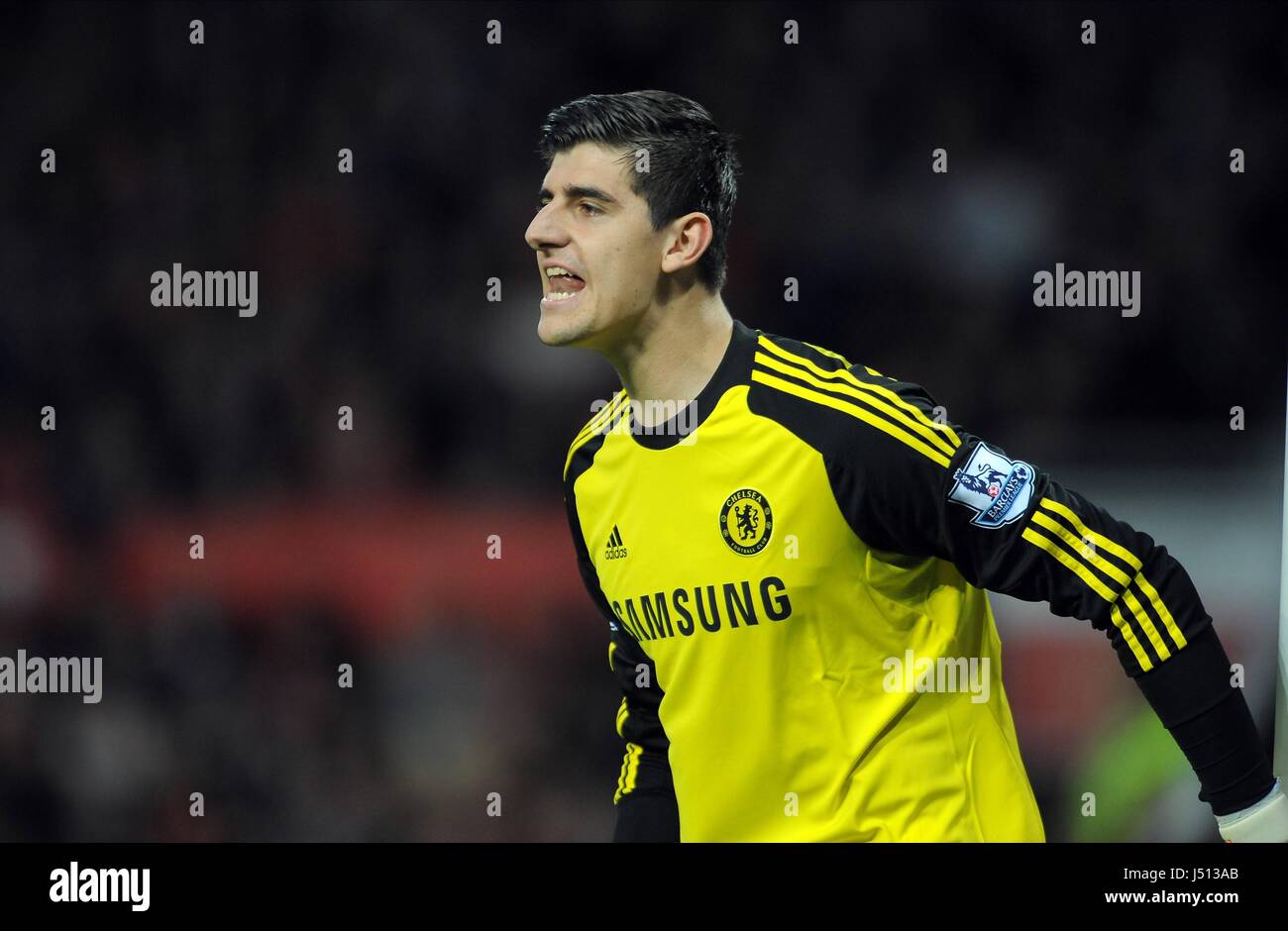 THIBAUT COURTOIS CHELSEA FC CHELSEA FC OLD TRAFFORD MANCHESTER ENGLAND ...