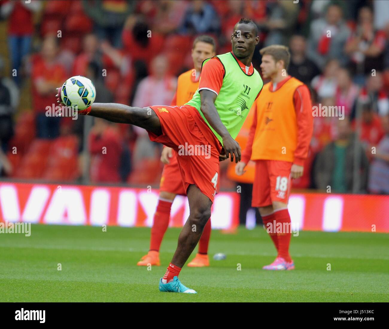 MARIO BALOTELLI LIVERPOOL FC ANFIELD LIVERPOOL ENGLAND 13 September ...