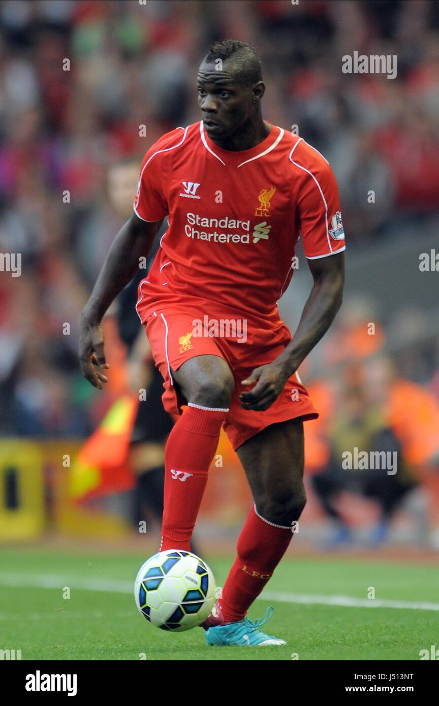 MARIO BALOTELLI LIVERPOOL FC LIVERPOOL FC ANFIELD LIVERPOOL ENGLAND 13 ...