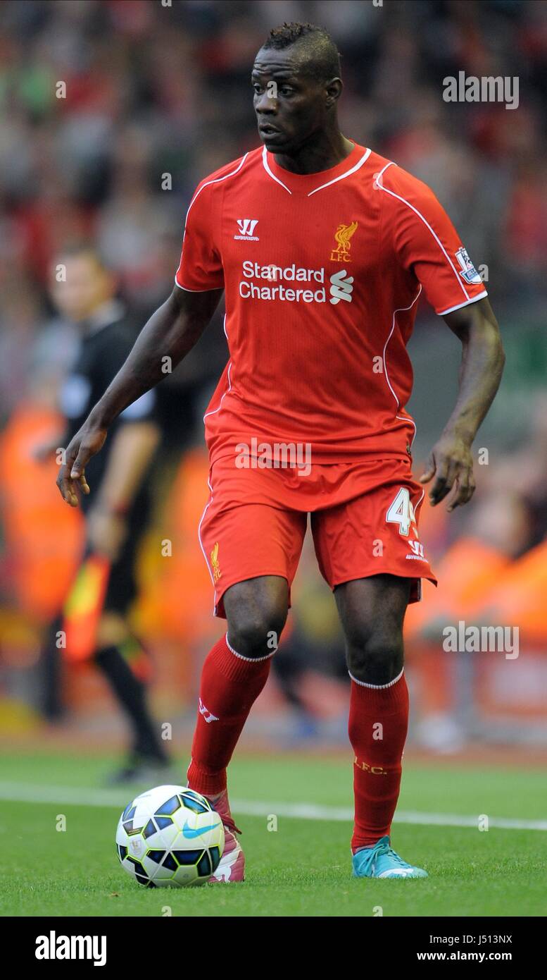MARIO BALOTELLI LIVERPOOL FC LIVERPOOL FC ANFIELD LIVERPOOL ENGLAND 13 ...