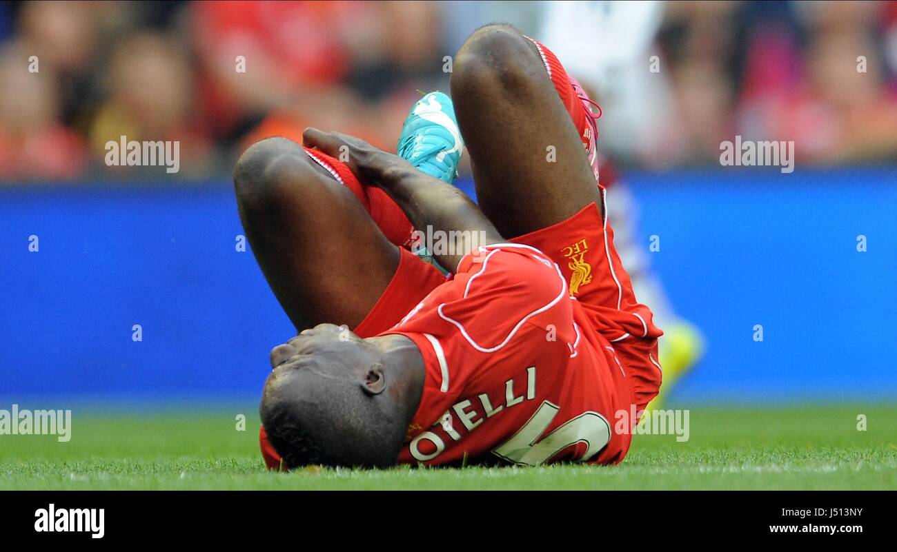 MARIO BALOTELLI LIVERPOOL FC LIVERPOOL FC ANFIELD LIVERPOOL ENGLAND 13 ...