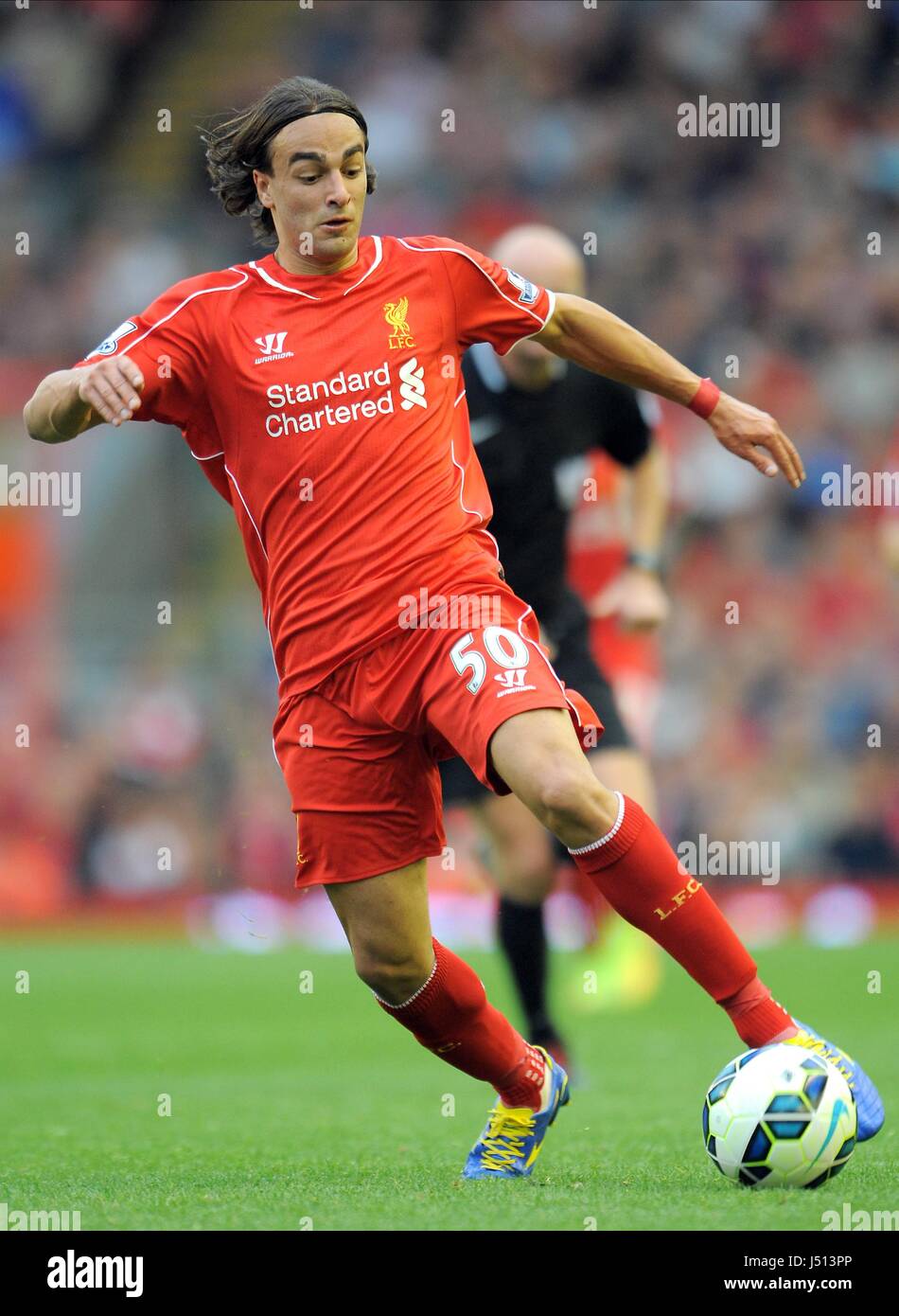 LAZAR MARKOVIC LIVERPOOL FC LIVERPOOL FC ANFIELD LIVERPOOL ENGLAND 13 ...