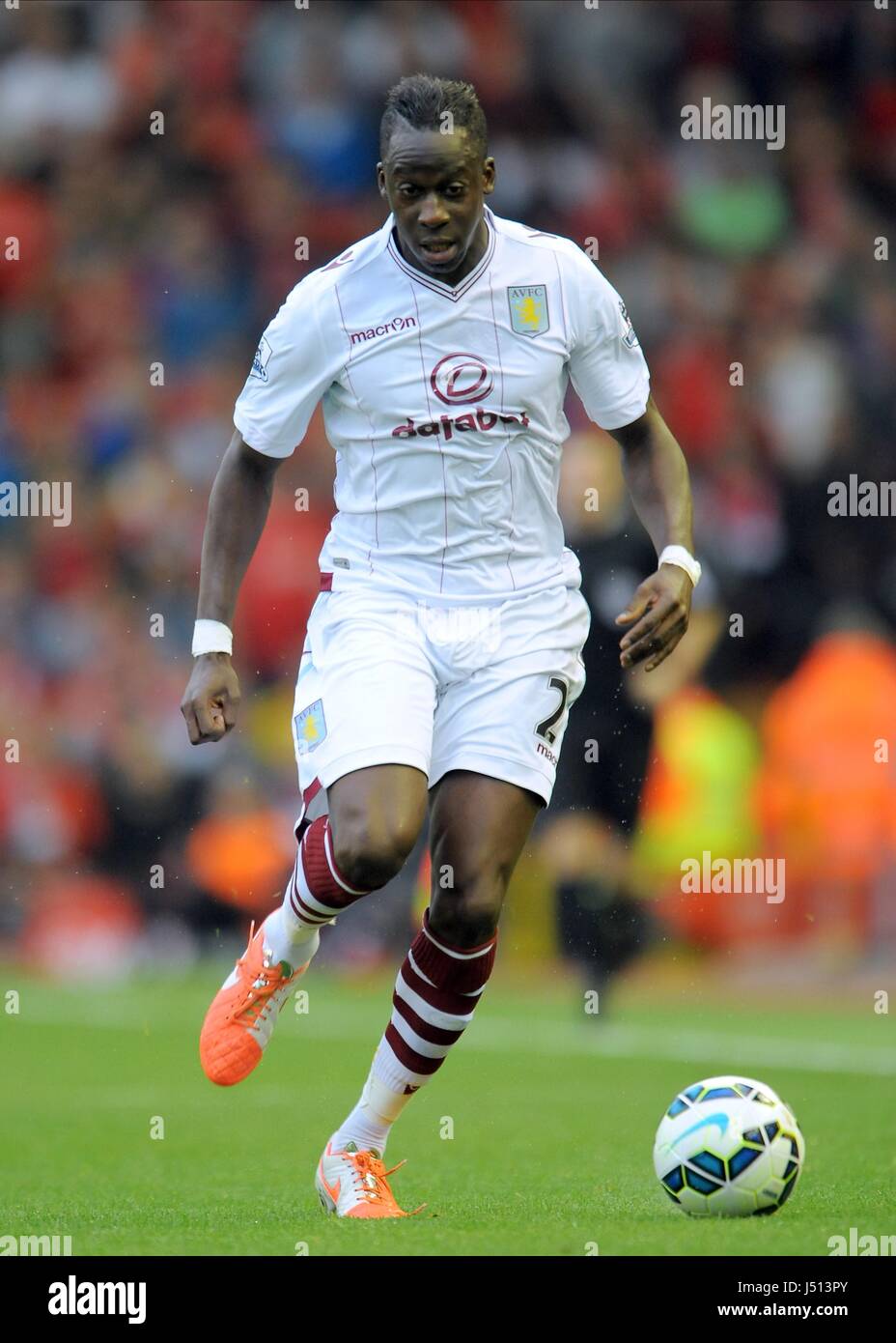 ALY CISSOKHO ASTON VILLA FC ASTON VILLA FC ANFIELD LIVERPOOL ENGLAND 13 ...