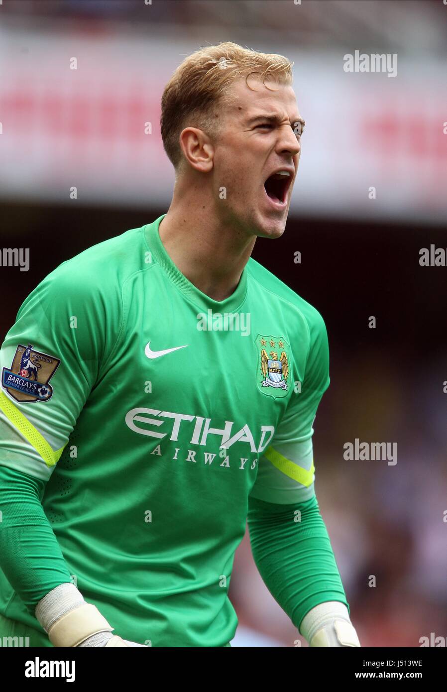 JOE HART MANCHESTER CITY FC MANCHESTER CITY FC EMIRATES STADIUM LONDON ...