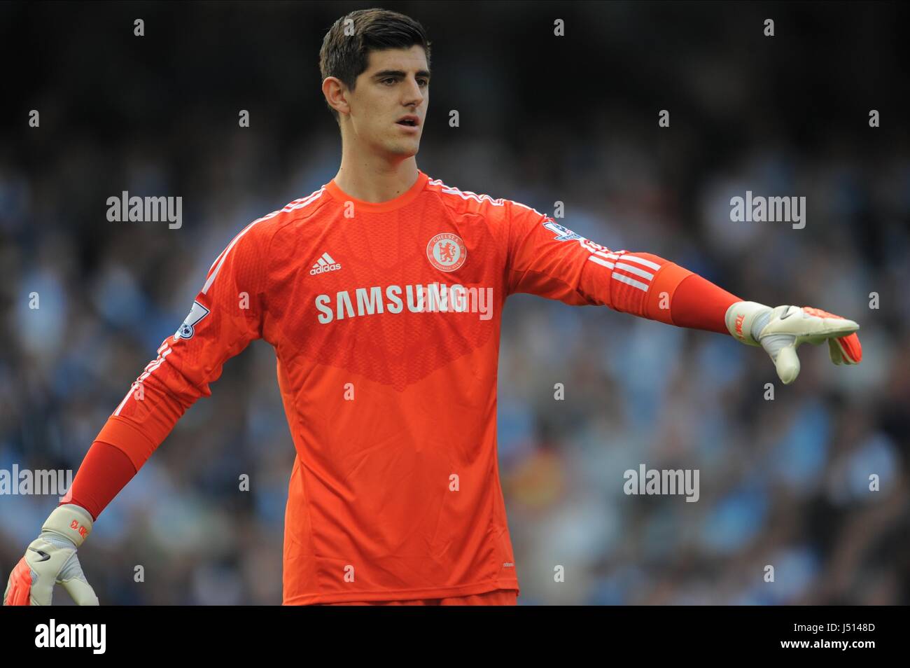 THIBAUT COURTOIS CHELSEA FC CHELSEA FC ETIHAD STADIUM MANCHESTER ...