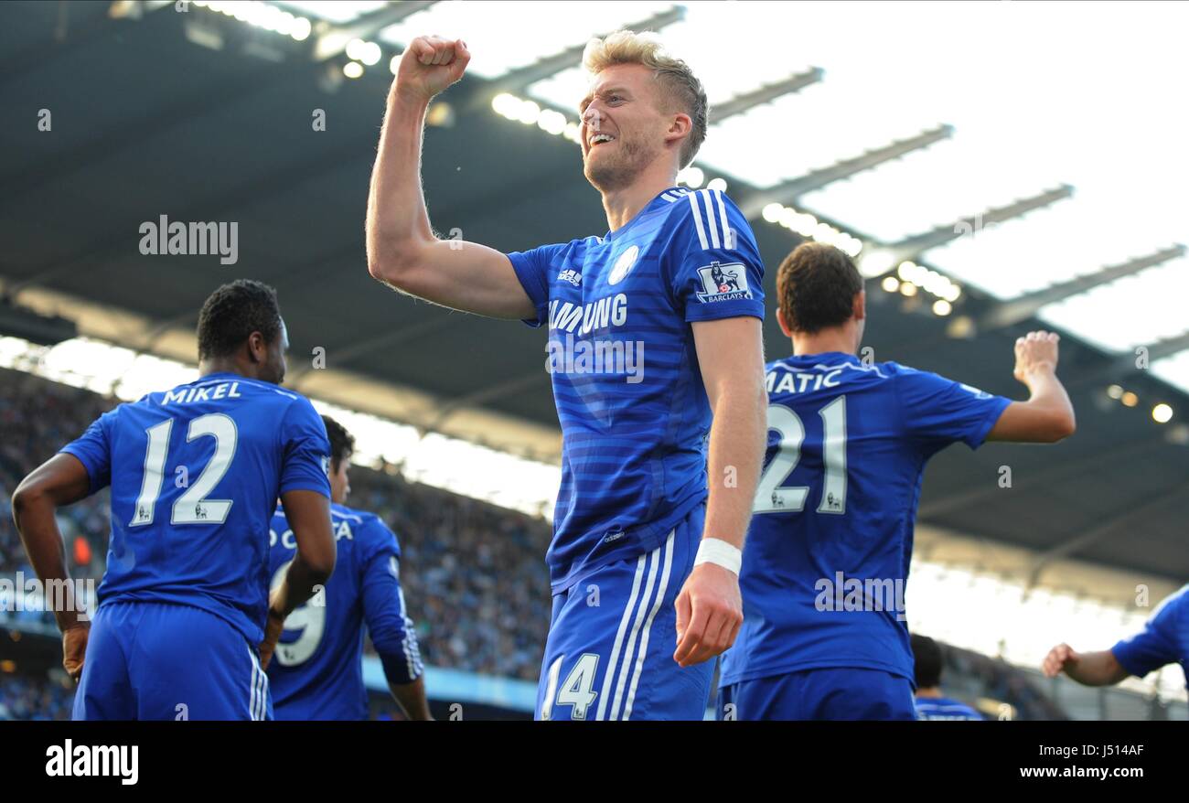 ANDRE SCHURRLE CHELSEA FC CHELSEA FC ETIHAD STADIUM MANCHESTER ENGLAND ...
