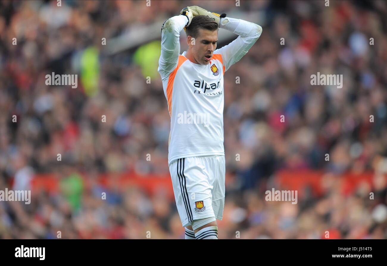 ADRIAN WEST HAM UNITED FC WEST HAM UNITED FC OLD TRAFFORD MANCHESTER ...