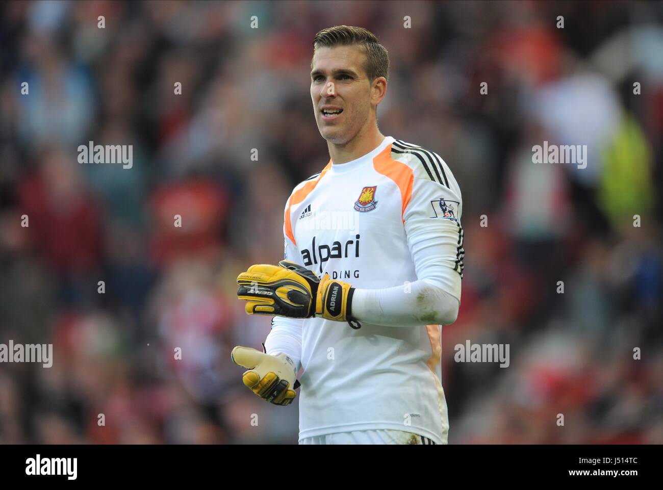 ADRIAN WEST HAM UNITED FC WEST HAM UNITED FC OLD TRAFFORD MANCHESTER ...