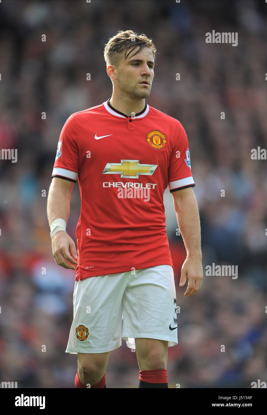 LUKE SHAW MANCHESTER UNITED FC MANCHESTER UNITED FC OLD TRAFFORD ...