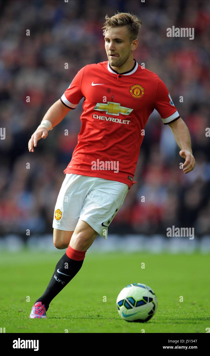 LUKE SHAW MANCHESTER UNITED FC MANCHESTER UNITED FC OLD TRAFFORD ...