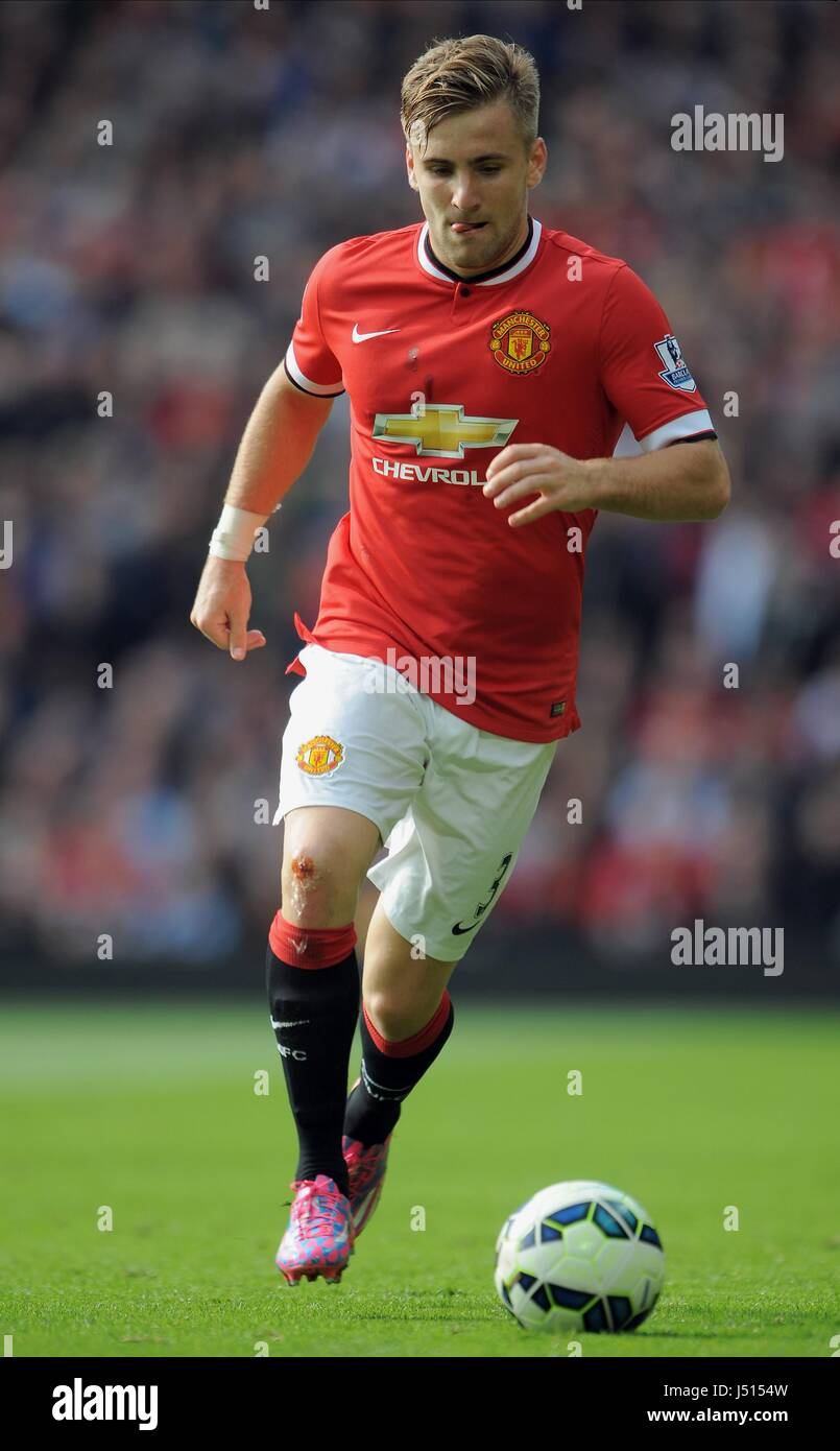 LUKE SHAW MANCHESTER UNITED FC MANCHESTER UNITED FC OLD TRAFFORD ...