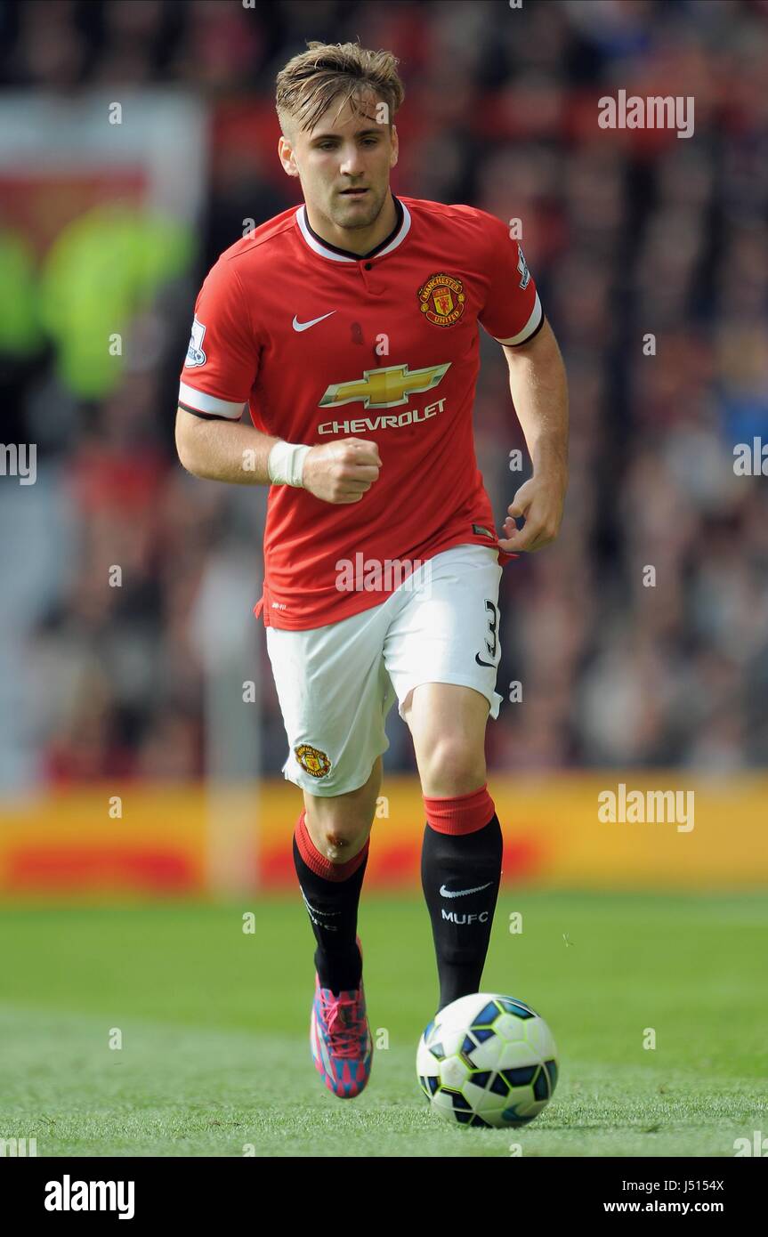 LUKE SHAW MANCHESTER UNITED FC MANCHESTER UNITED FC OLD TRAFFORD ...
