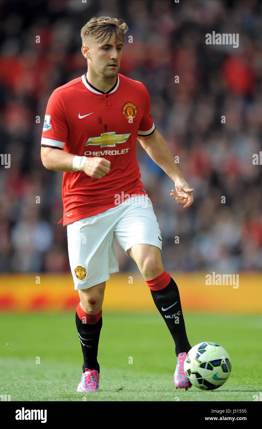 LUKE SHAW MANCHESTER UNITED FC MANCHESTER UNITED FC OLD TRAFFORD ...