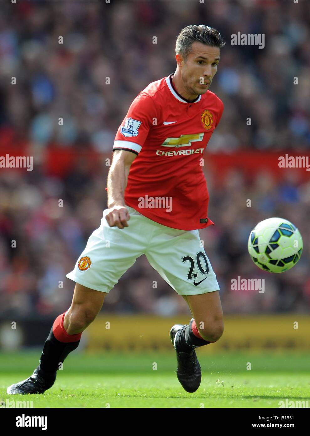 ROBIN VAN PERSIE MANCHESTER UNITED FC MANCHESTER UNITED FC OLD TRAFFORD ...