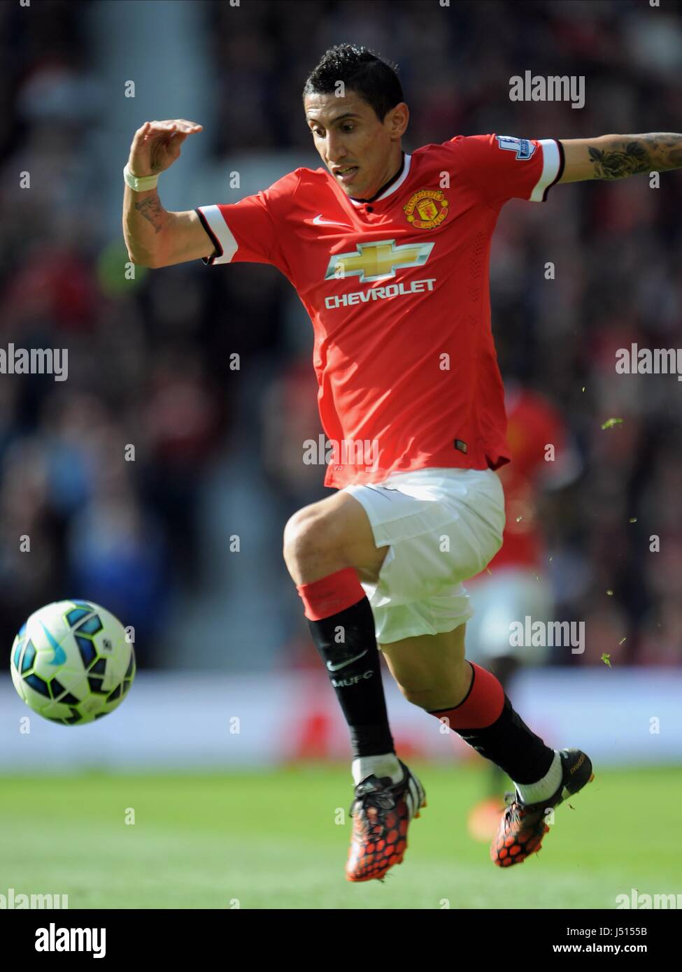 ANGEL DI MARIA MANCHESTER UNITED FC MANCHESTER UNITED FC OLD TRAFFORD ...
