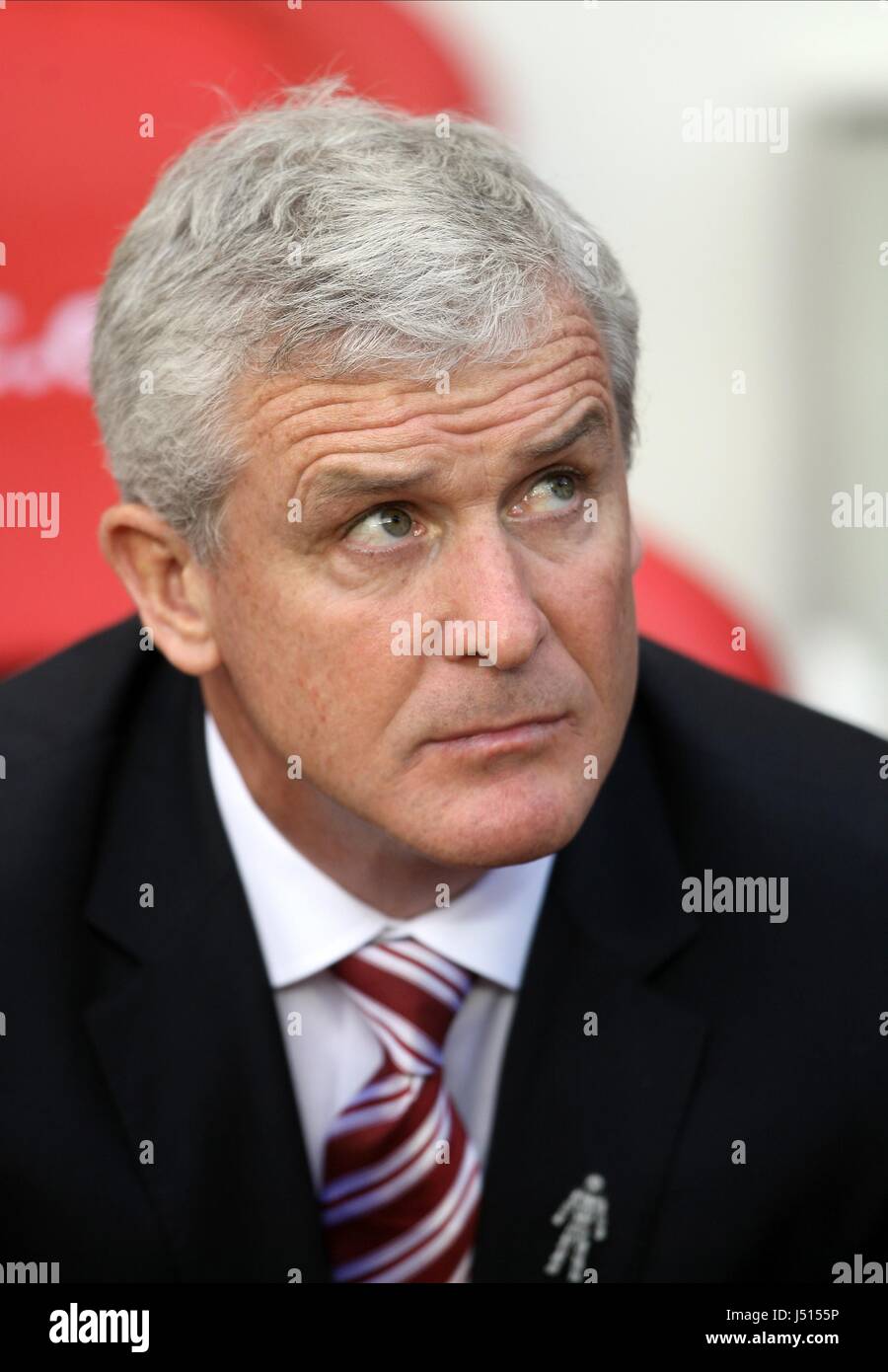 MARK HUGHES STOKE CITY FC MANAGER STOKE CITY FC MANAGER STADIUM OF ...