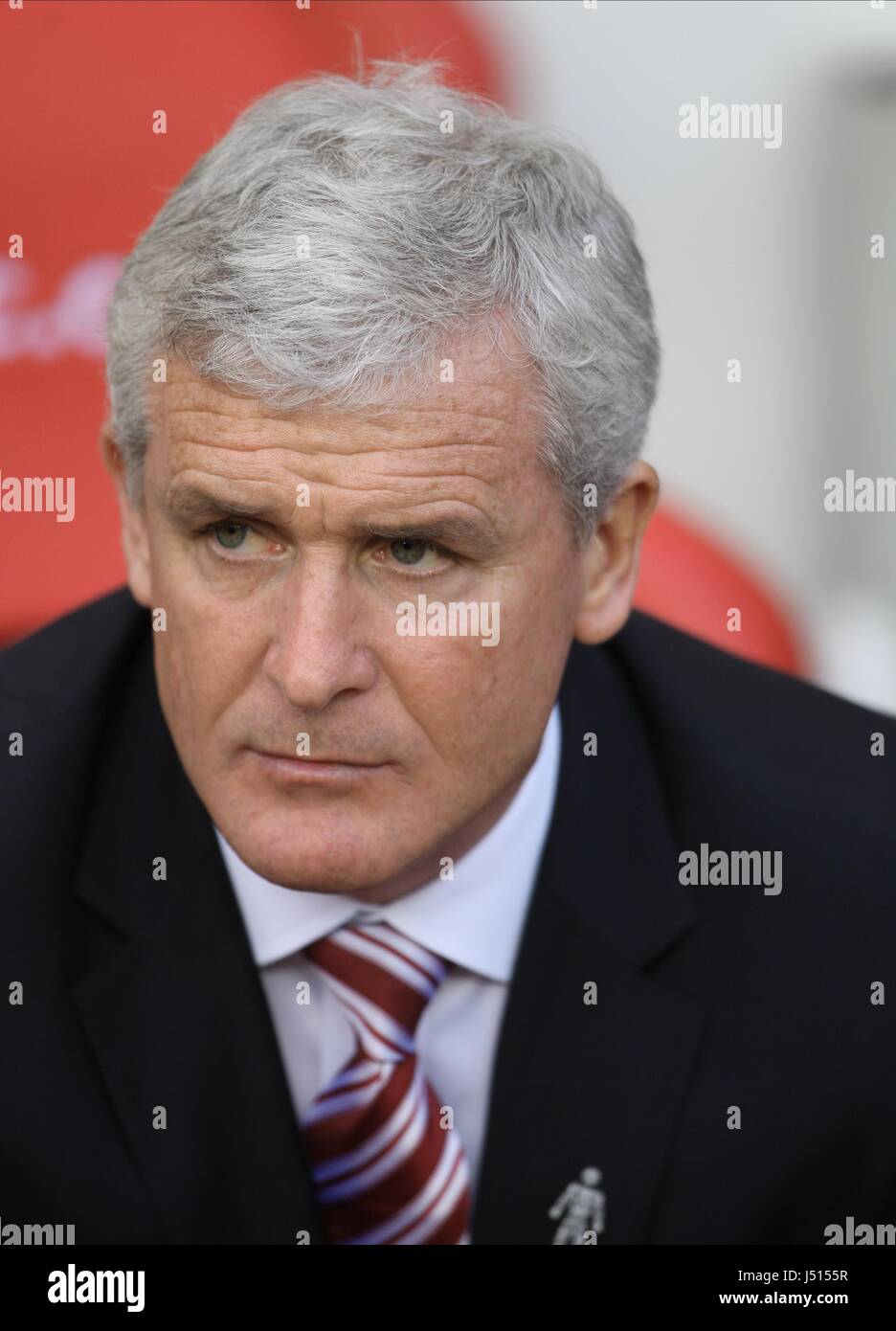 MARK HUGHES STOKE CITY FC MANAGER STOKE CITY FC MANAGER STADIUM OF ...