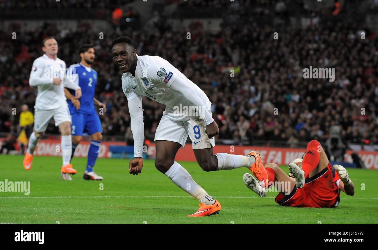 DANIEL WELBECK SCORES ENGLAND V SAN MARINO WEMBLEY STADIUM LONDON ...