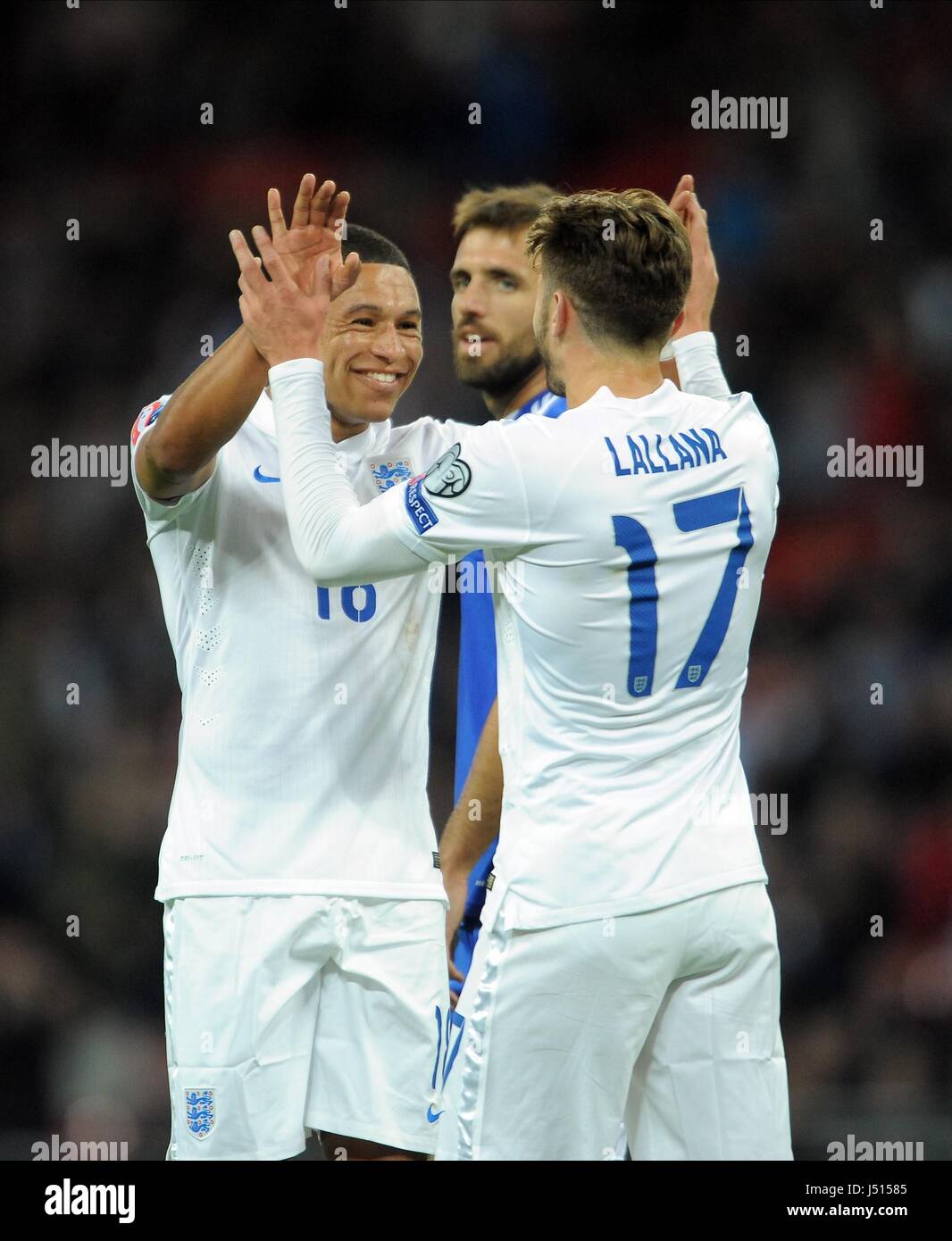 ALEX OXLADE-CHAMBERLAIN & ADAM ENGLAND V SAN MARINO WEMBLEY STADIUM ...