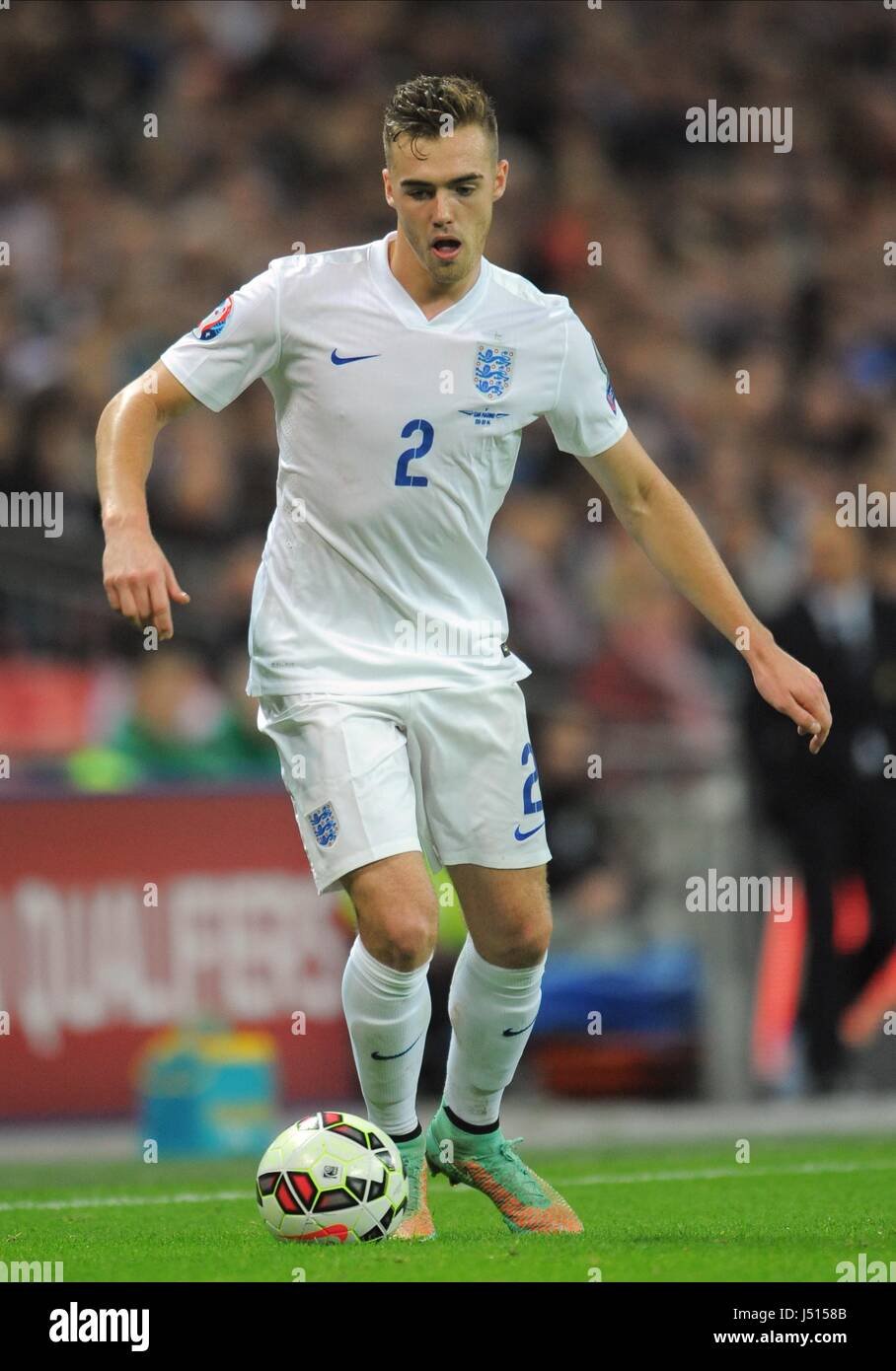 CALUM CHAMBERS ENGLAND WEMBLEY STADIUM LONDON ENGLAND 09 October 2014 ...
