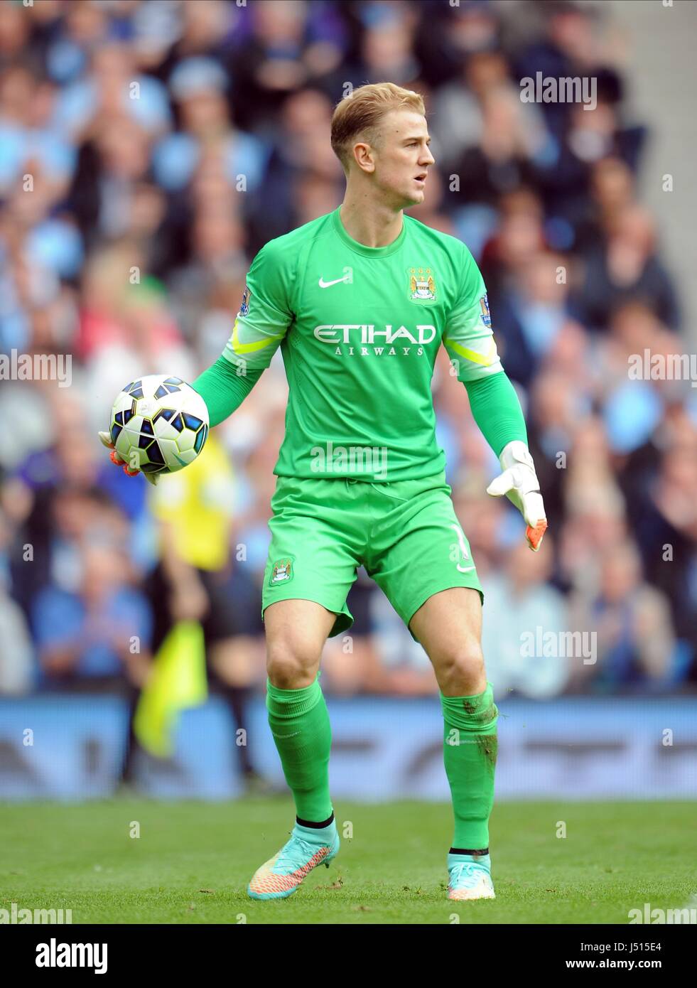 JOE HART MANCHESTER CITY FC MANCHESTER CITY FC ETIHAD STADIUM ...