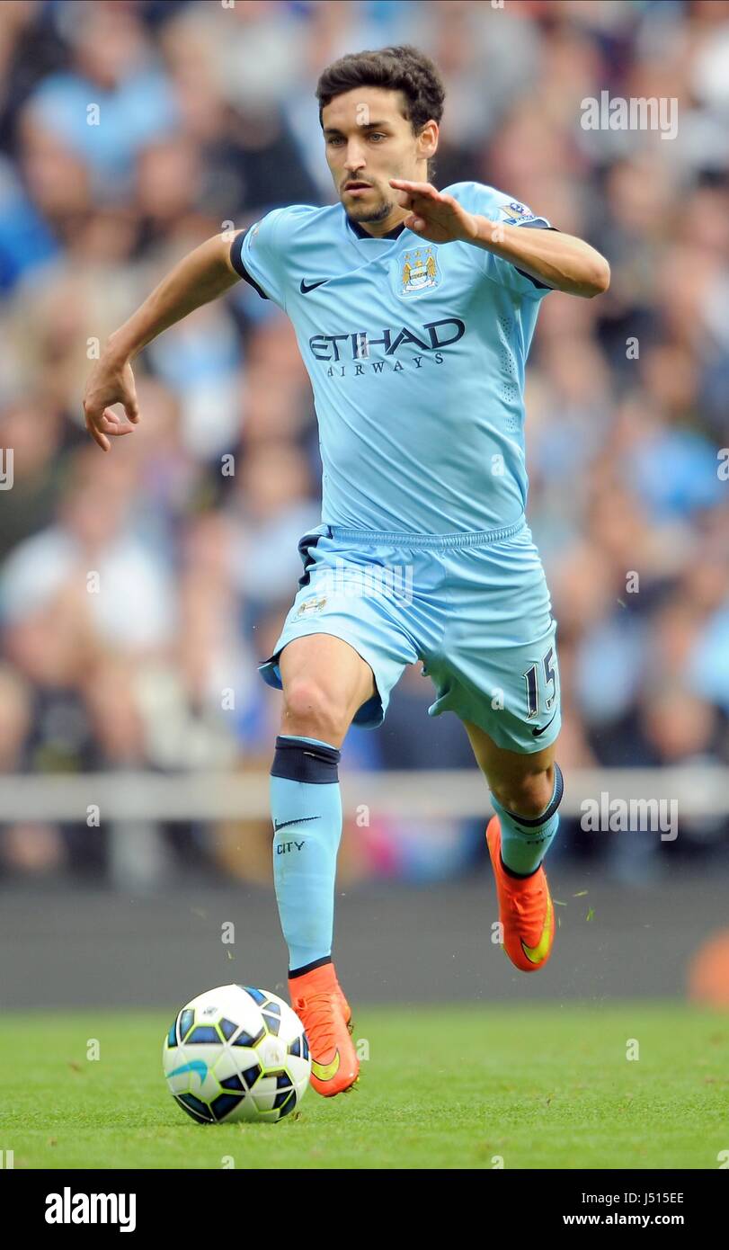 JESUS NAVAS MANCHESTER CITY FC MANCHESTER CITY FC ETIHAD STADIUM ...