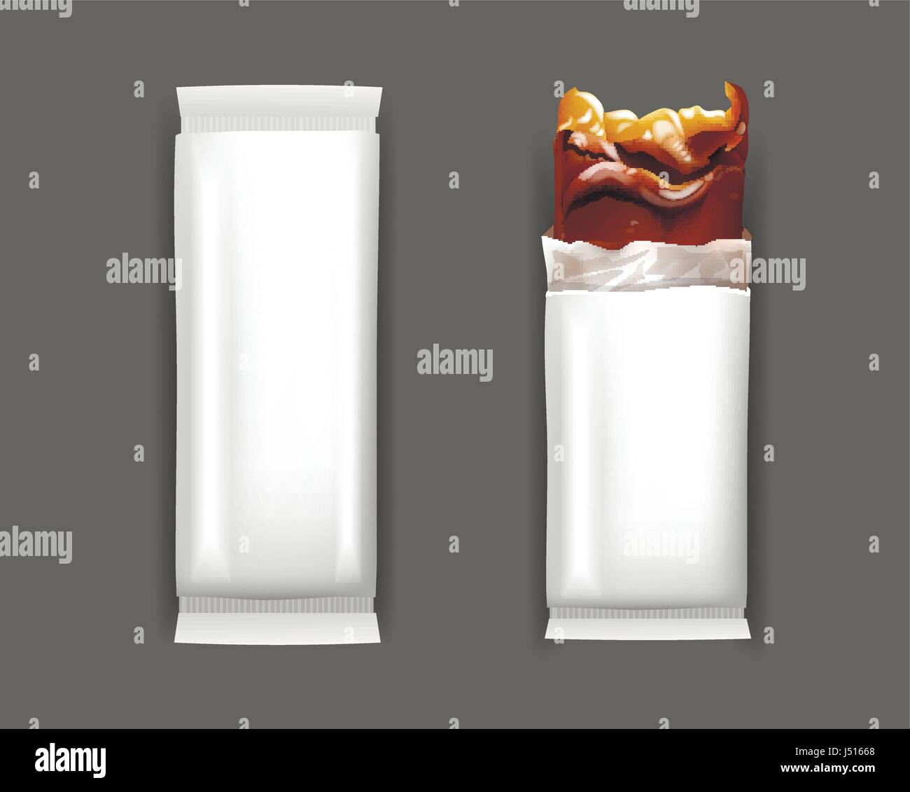 Wafer bar packet Stock Vector Images - Alamy