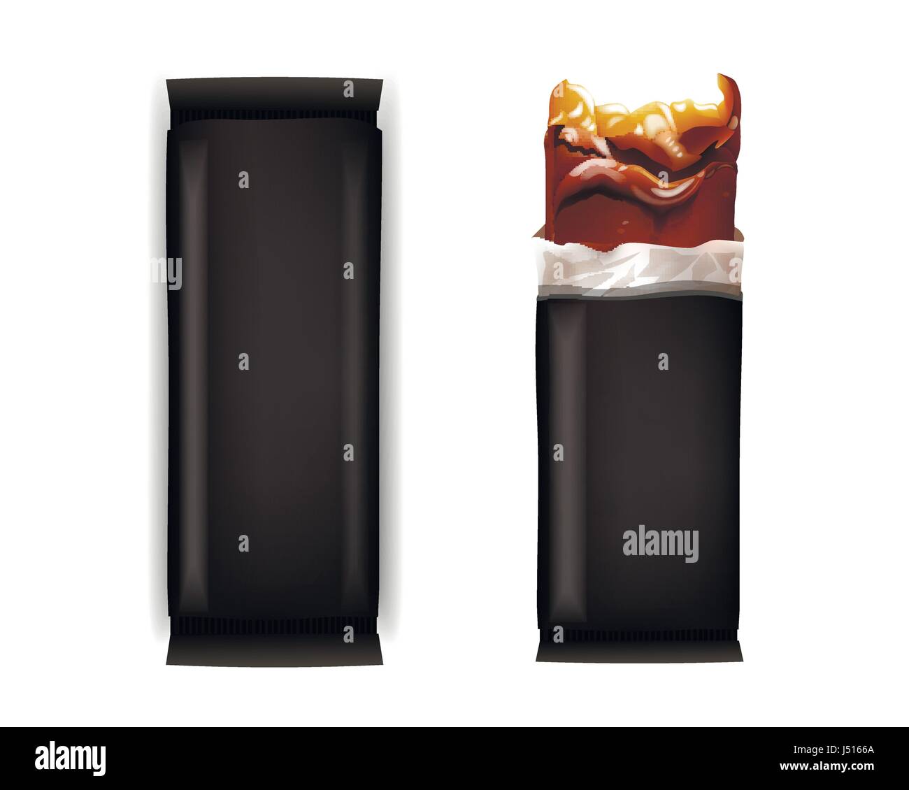 Vector Blank Food Packaging For Biscuit, Wafer, Crackers, Sweets ...