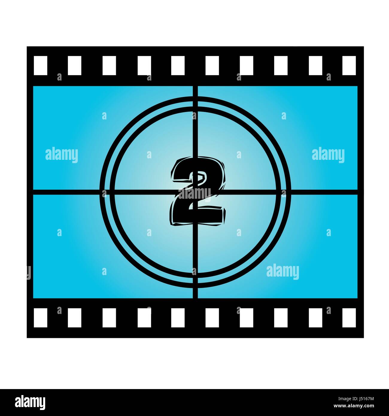 Number counter tv screen Stock Vector Images - Alamy