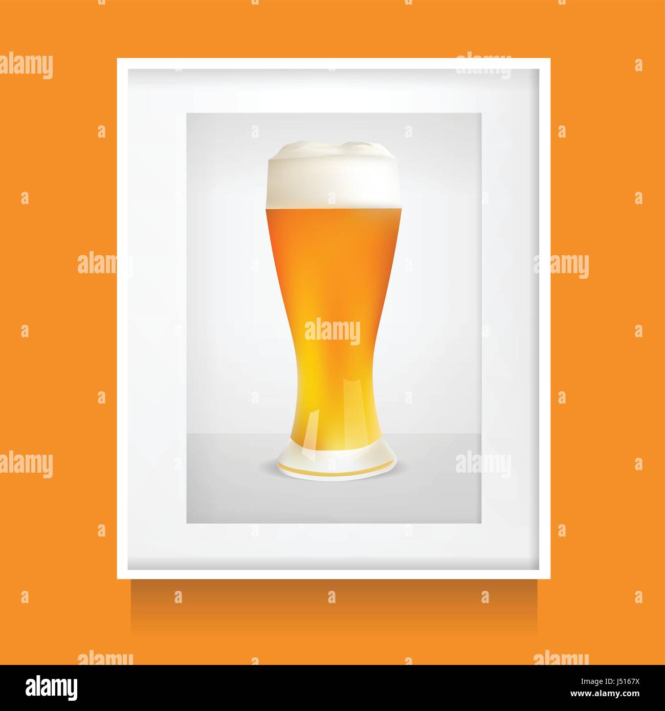 Golden sample frame Stock Vector Images - Alamy