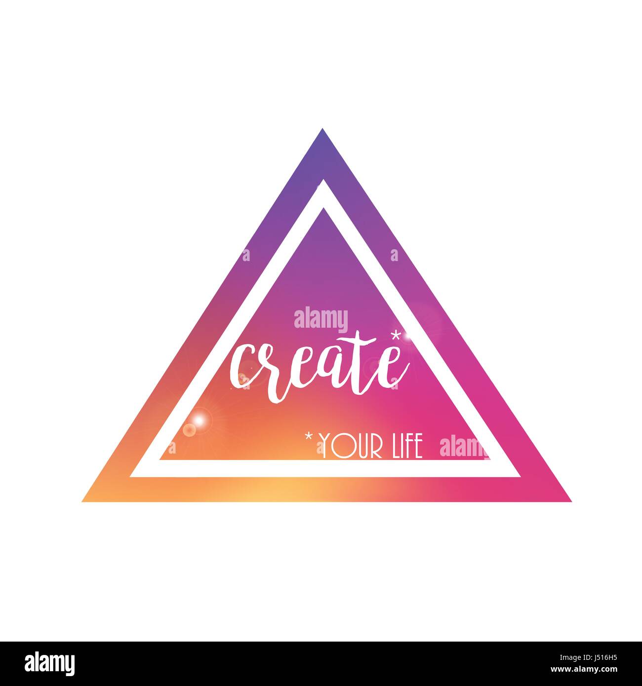 Colourful Triangle Frame.Vector Background, Backdrop and Design Element ...