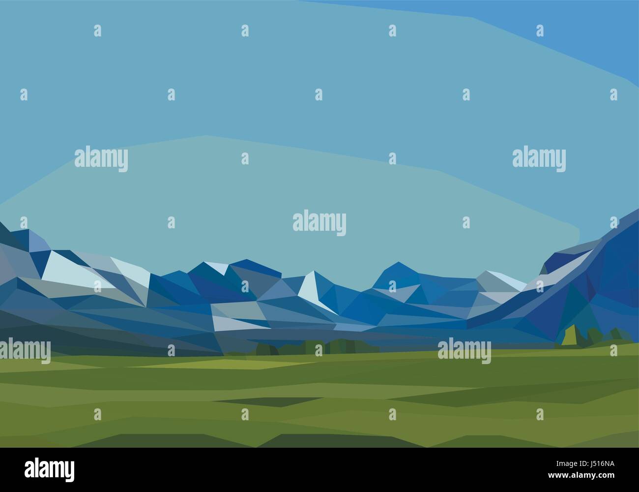 Field alps Stock Vector Images - Alamy