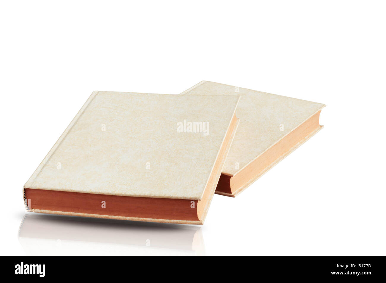 Hardcover book on a white background Stock Photo - Alamy