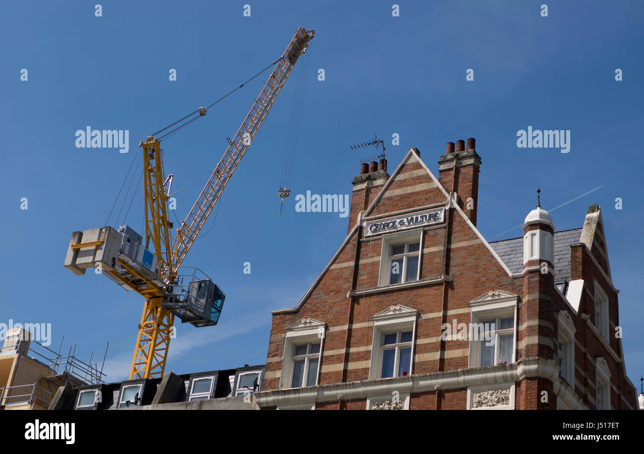 New office blocks and luxury housing building site in Hoxton in east ...