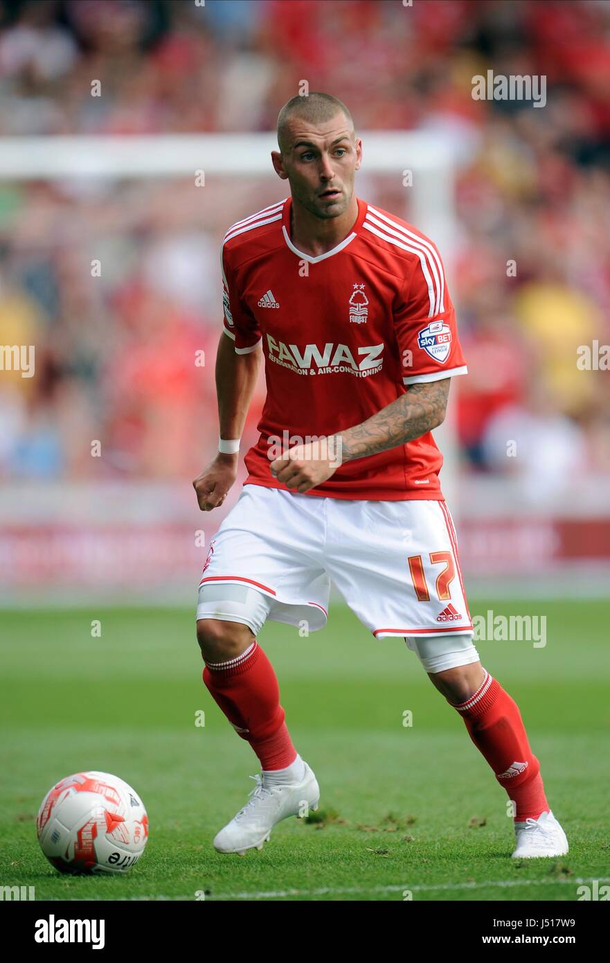 JACK HUNT NOTTINGHAM FOREST FC THE CITY GROUND NOTTINGHAM ENGLAND 09 ...