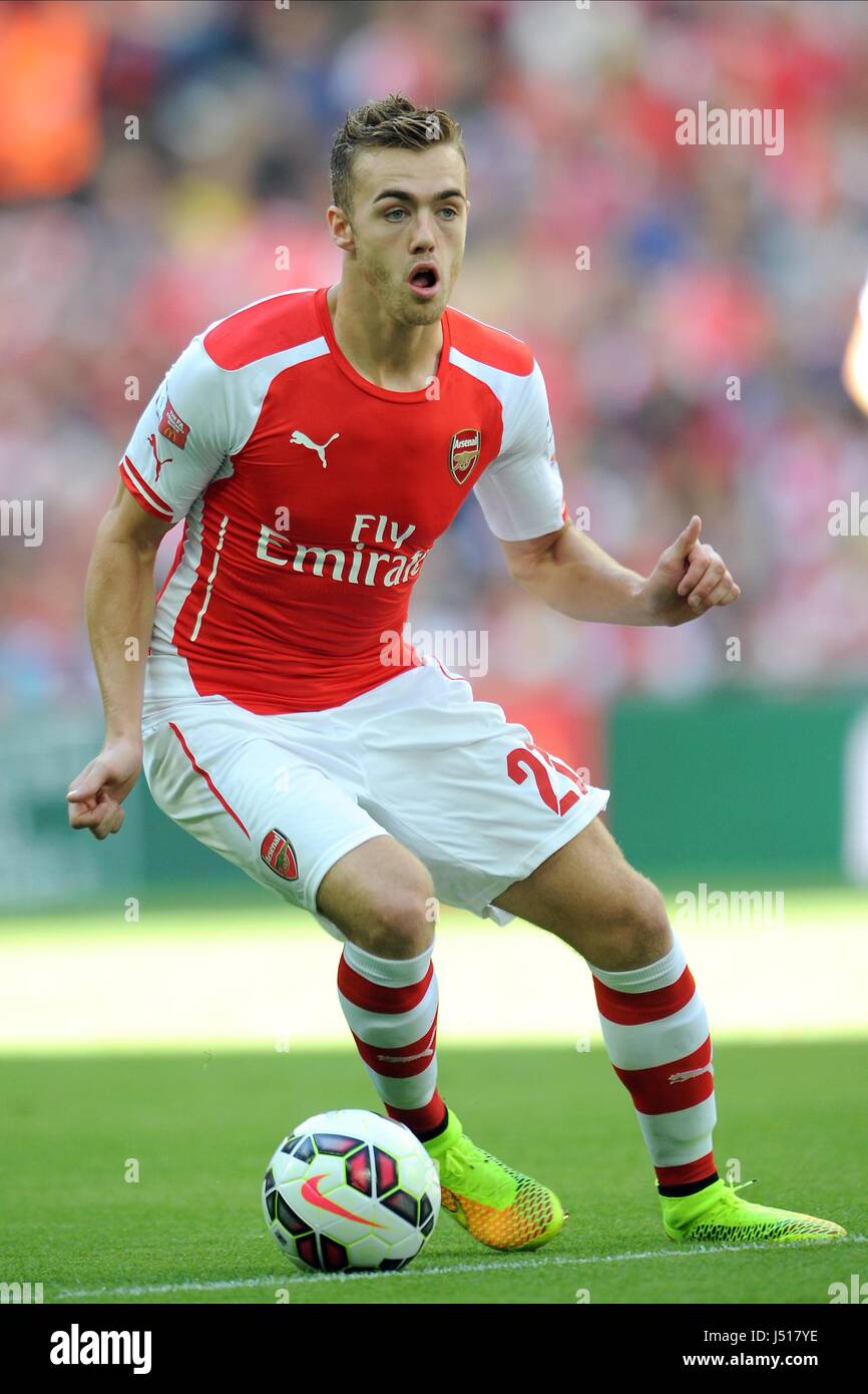 CALUM CHAMBERS ARSENAL FC WEMBLEY STADIUM LONDON ENGLAND 10 August 2014 ...