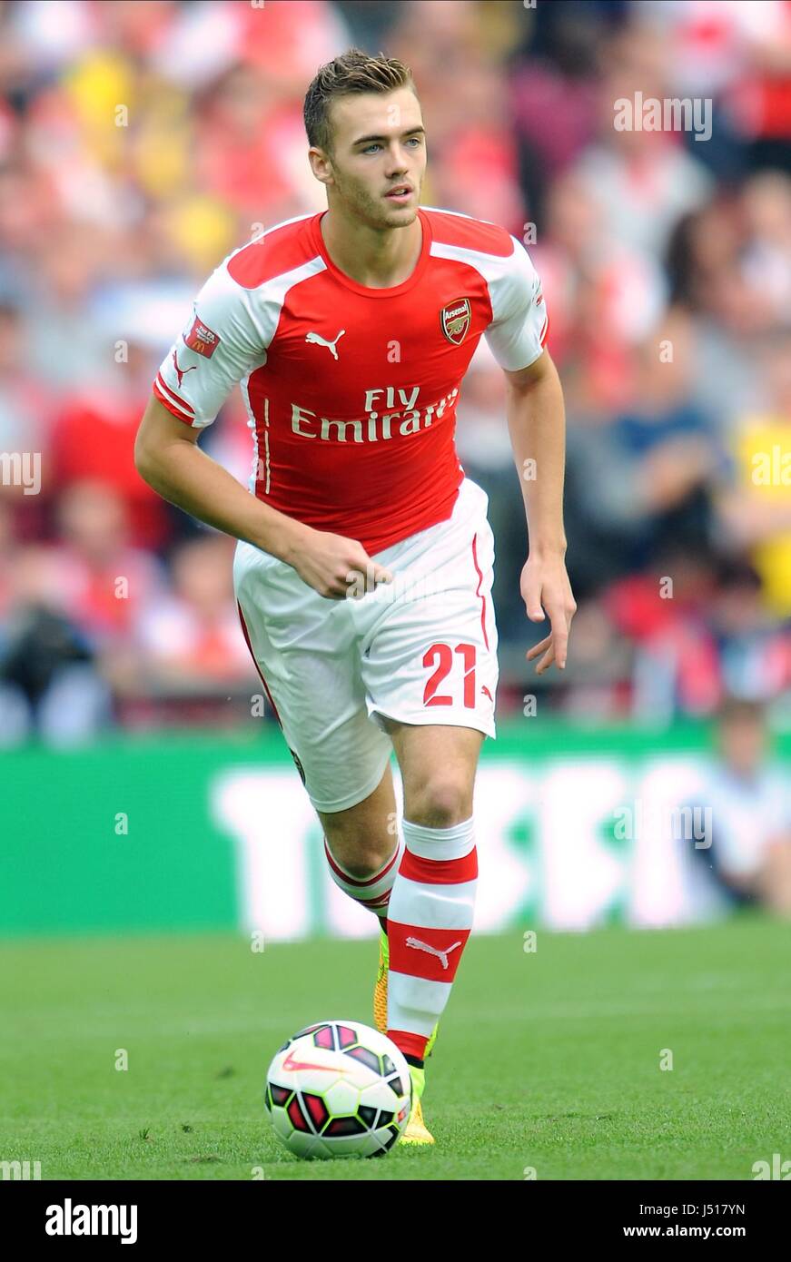 CALUM CHAMBERS ARSENAL FC ARSENAL FC WEMBLEY STADIUM LONDON ENGLAND 10 ...