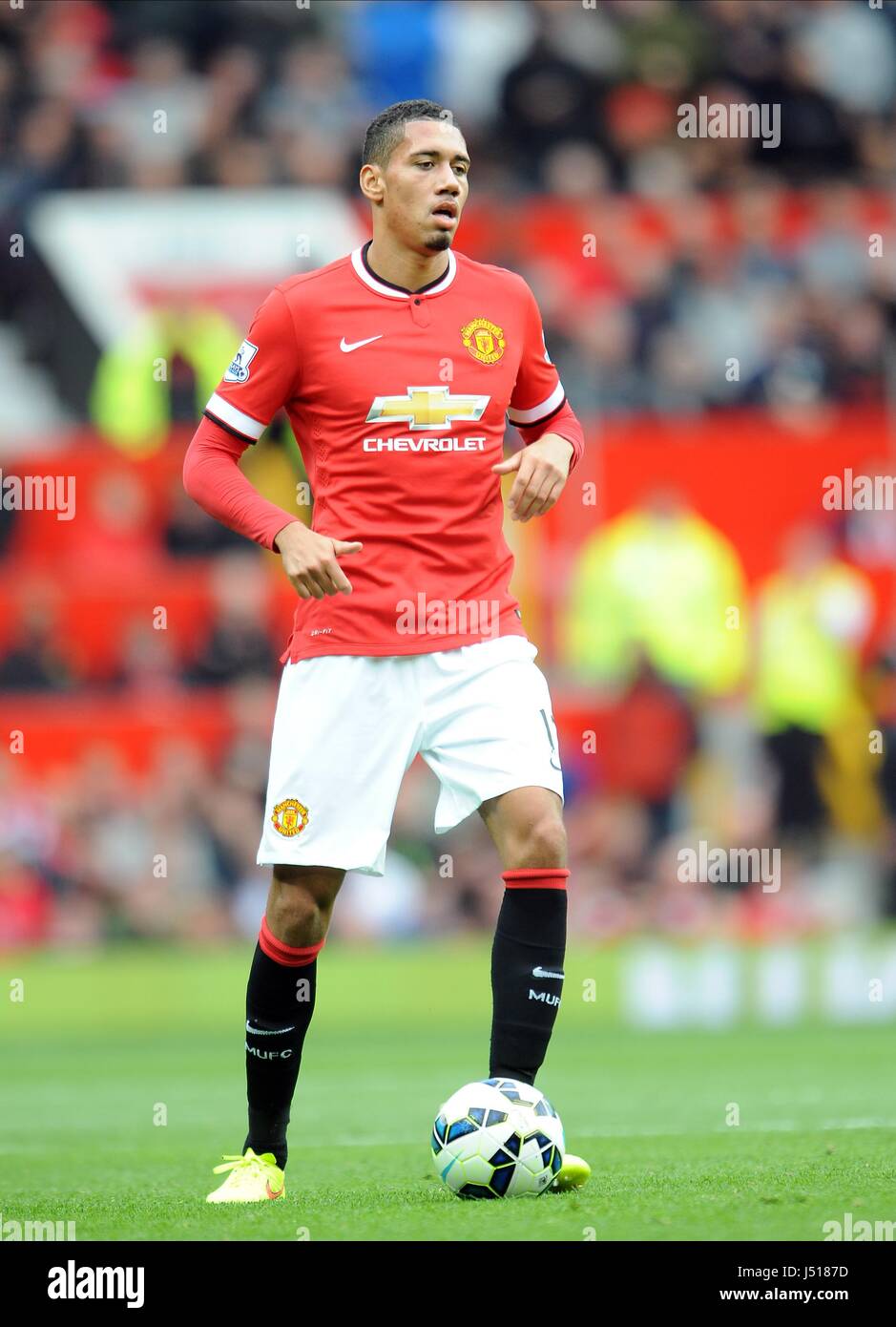 Old trafford chris smalling hi-res stock photography and images - Alamy