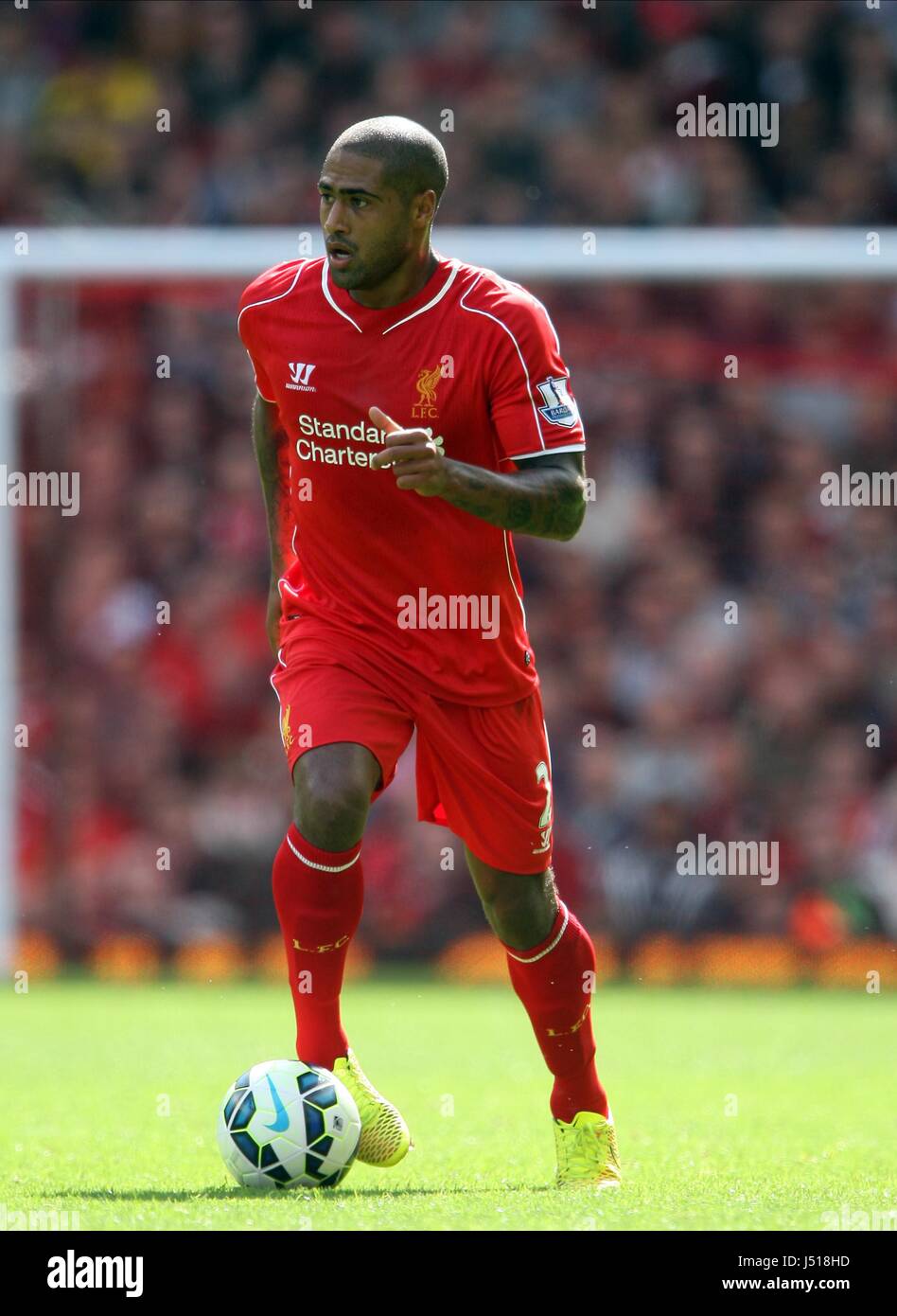 Glen johnson liverpool 2014 hi-res stock photography and images - Alamy