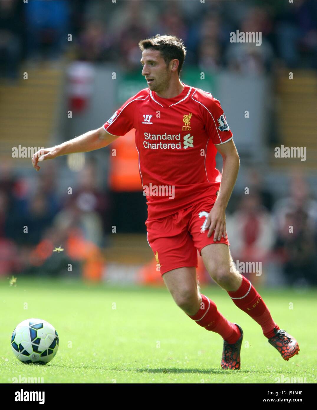 JOE ALLEN LIVERPOOL FC LIVERPOOL FC ANFIELD LIVERPOOL ENGLAND 17 August ...