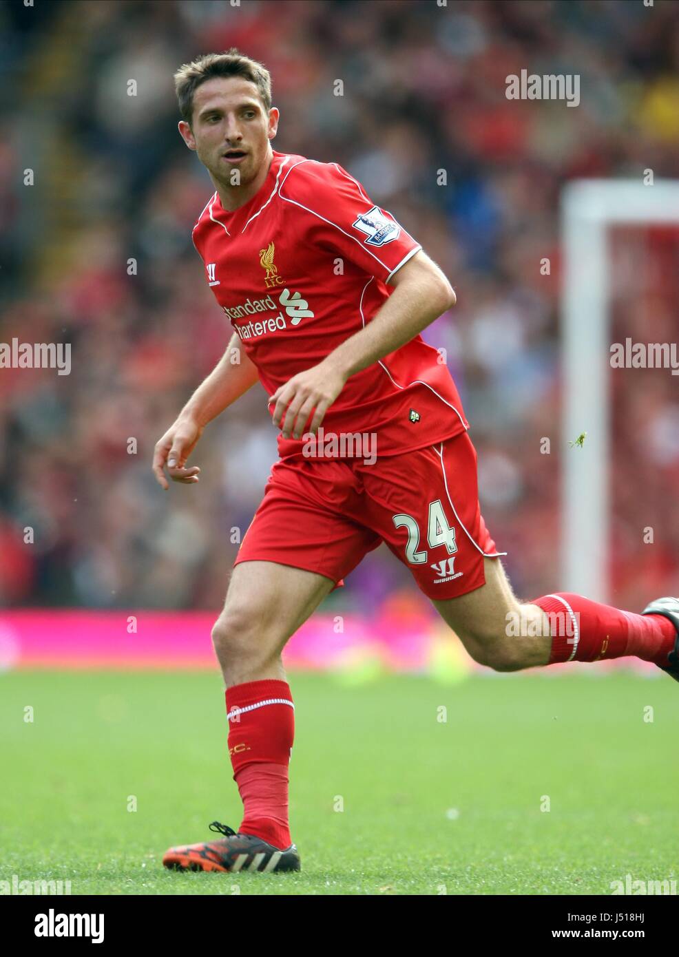 JOE ALLEN LIVERPOOL FC LIVERPOOL FC ANFIELD LIVERPOOL ENGLAND 17 August ...