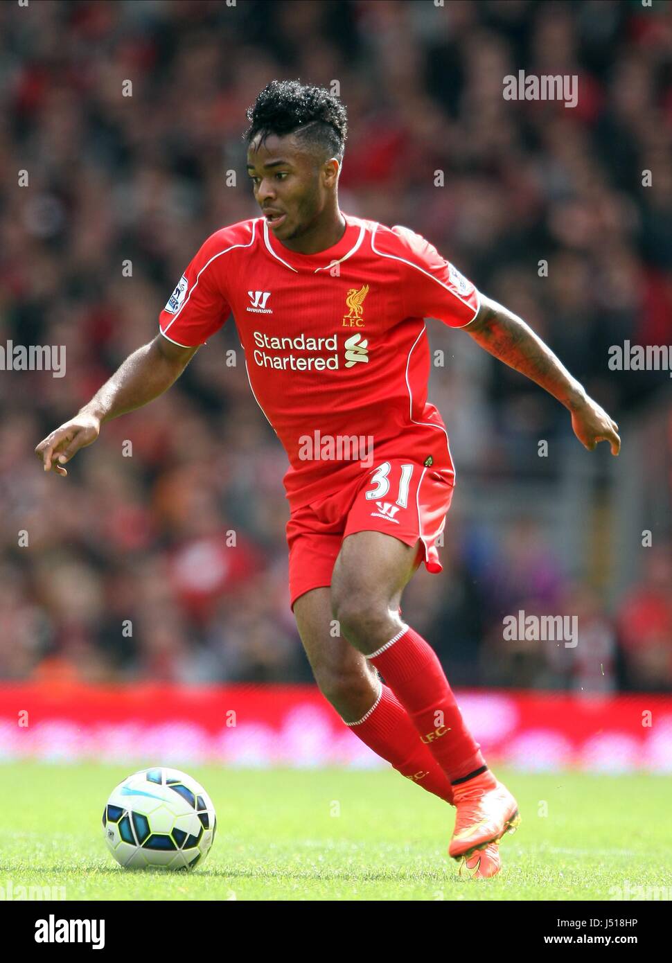 RAHEEM STERLING LIVERPOOL FC LIVERPOOL FC ANFIELD LIVERPOOL ENGLAND 17 ...