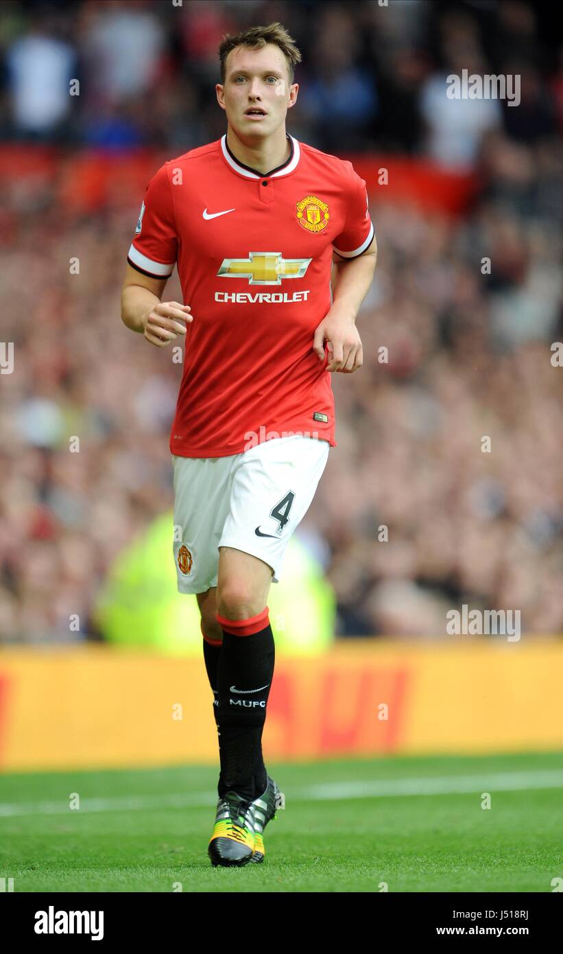 PHIL JONES MANCHESTER UNITED FC MANCHESTER UNITED FC OLD TRAFFORD ...