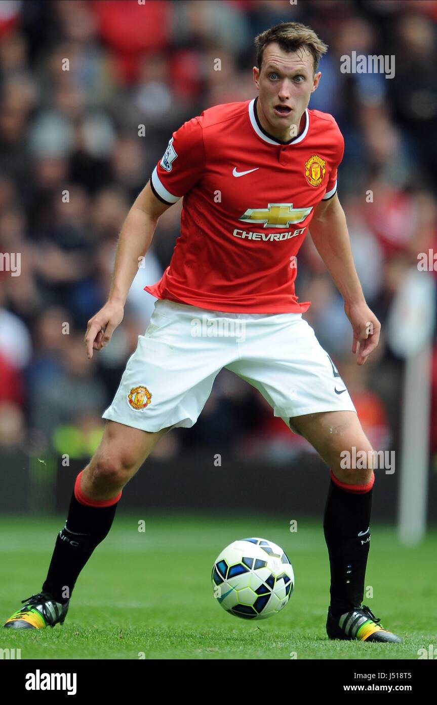 PHIL JONES MANCHESTER UNITED FC MANCHESTER UNITED FC OLD TRAFFORD ...