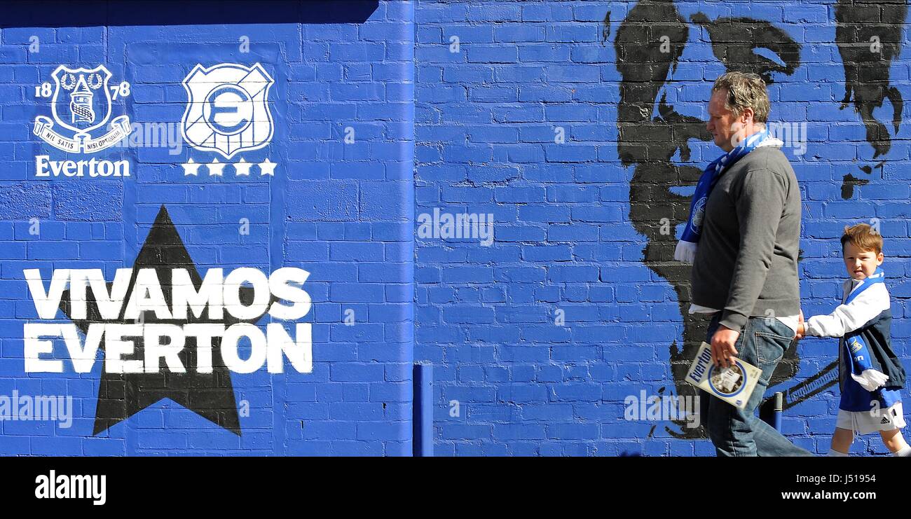 WALL MURAL GOODISON PARK GOODISON PARK GOODISON PARK EVERTON ENGLAND 23 ...