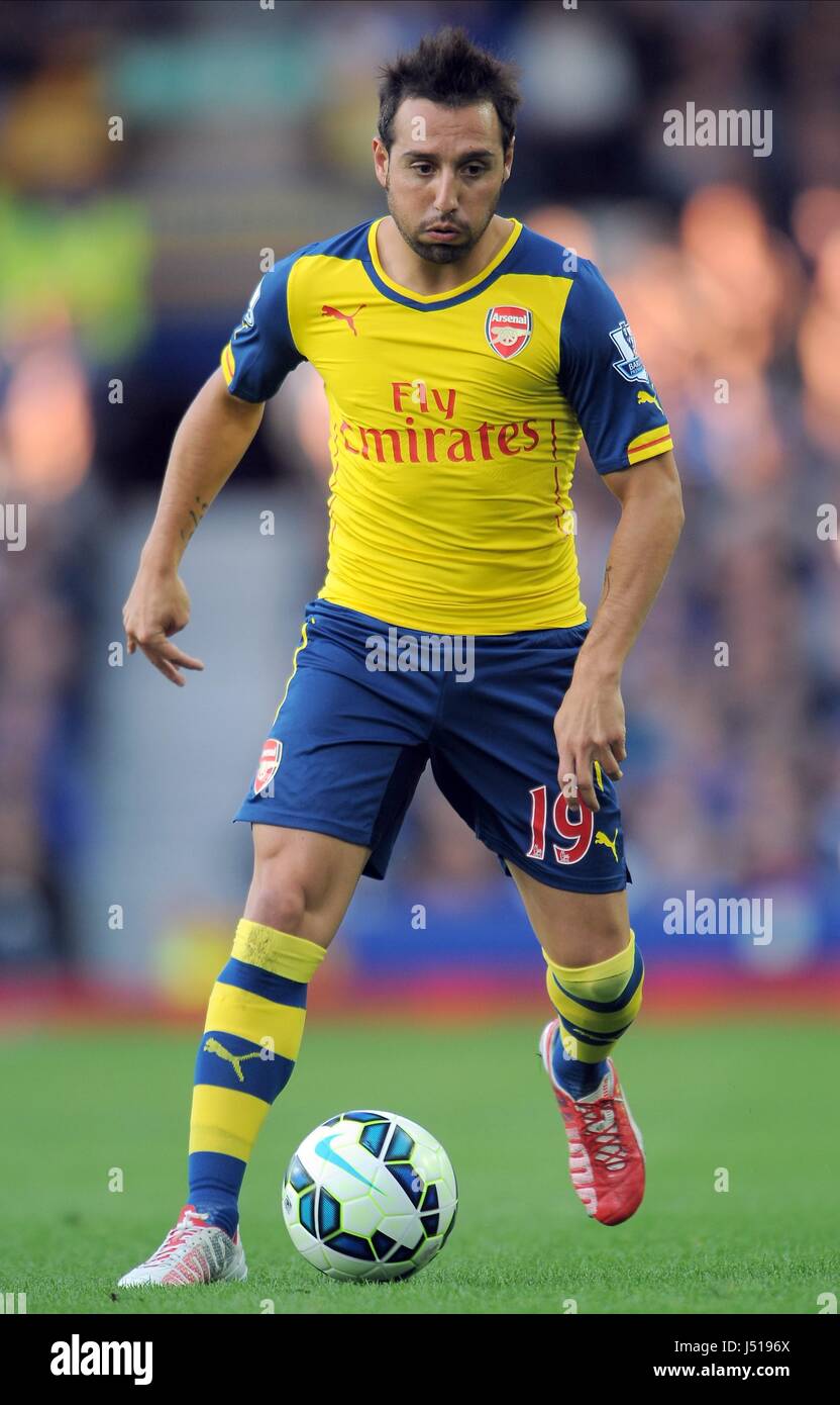 SANTI CAZORLA ARSENAL FC ARSENAL FC GOODISON PARK EVERTON ENGLAND 23 ...